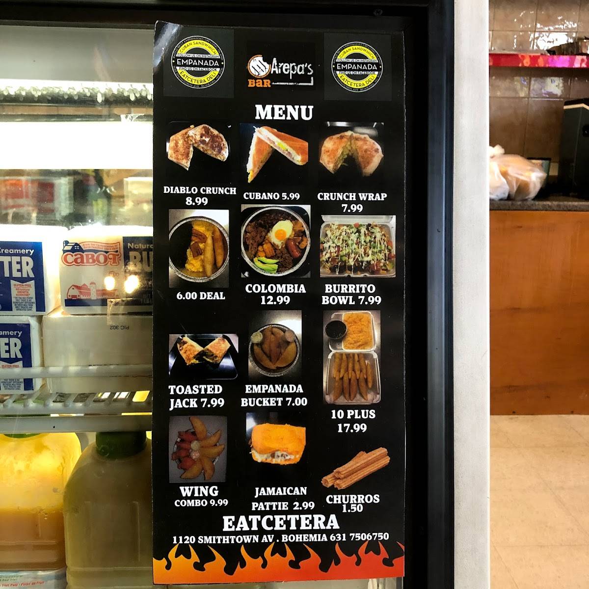 Menu at Eatcetera Deli Cafe, Bohemia
