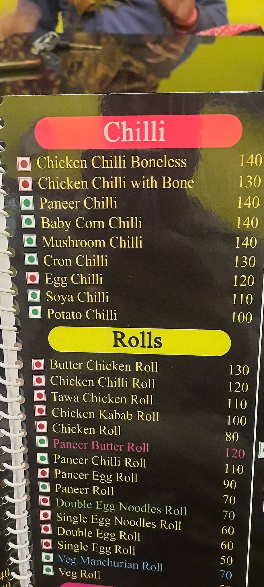 Menu at Eden Cafe and Restaurant, Bilaspur