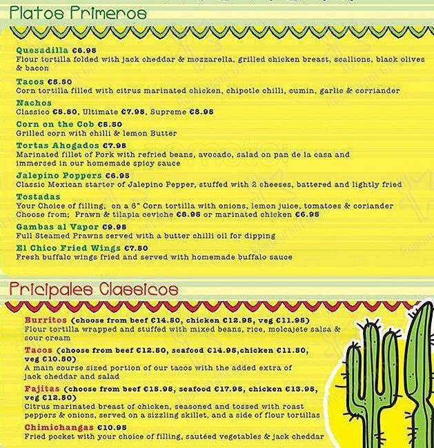 Carta de El Chico Mexicano, Dublin