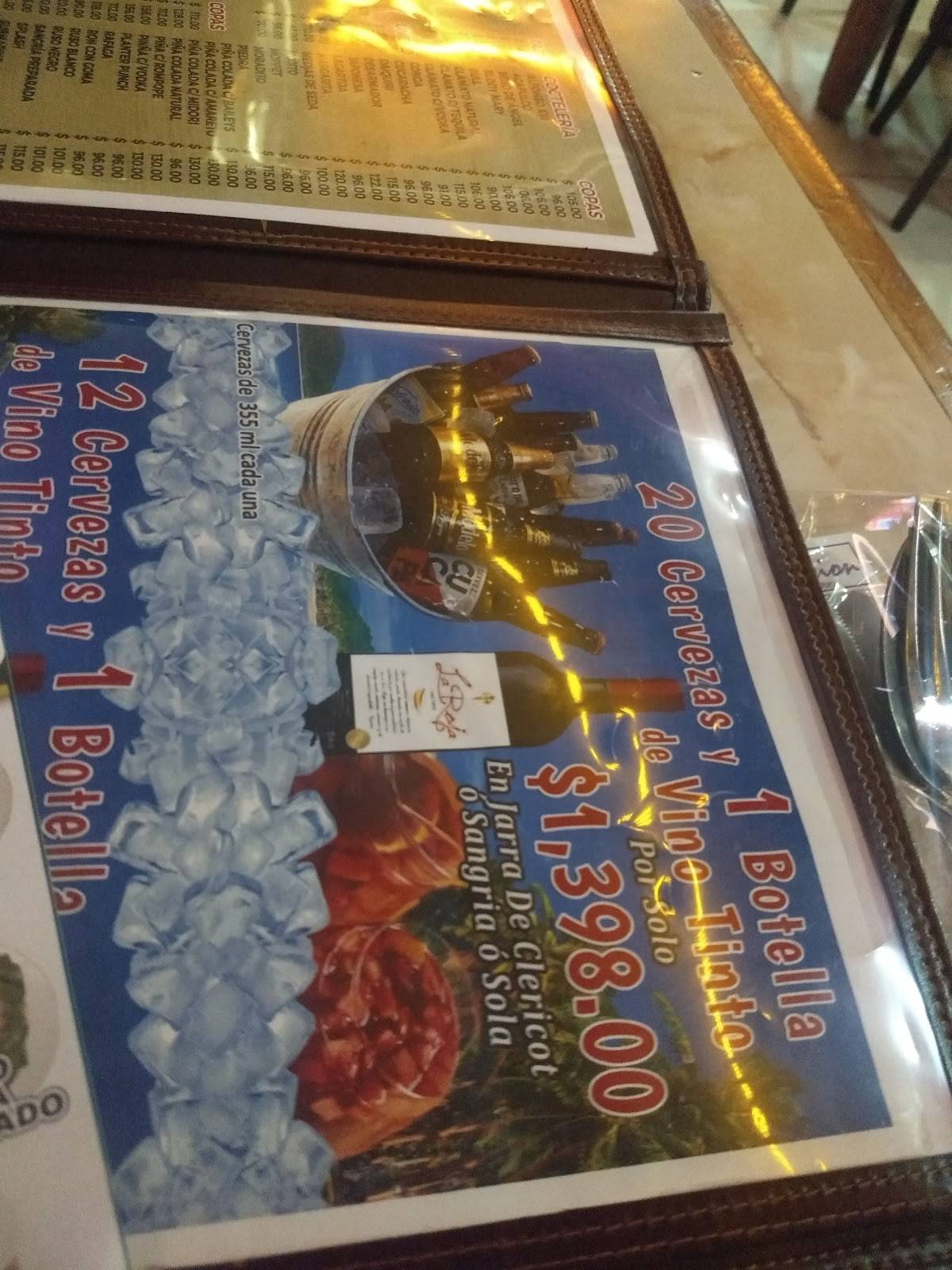 Carta del restaurante El Desván, Ciudad del México, Av. Insurgentes Sur ...