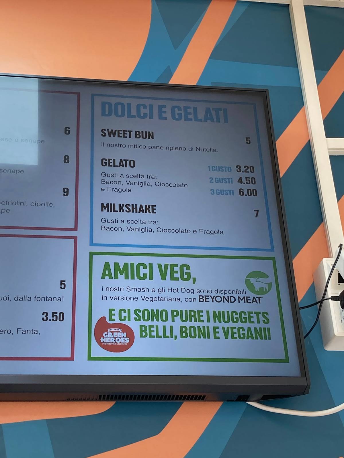 Menu da FULLY Burgers And Fries, Lugano