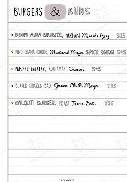 Menu at Farzi Cafe Indore, Indore, Apollo premier building