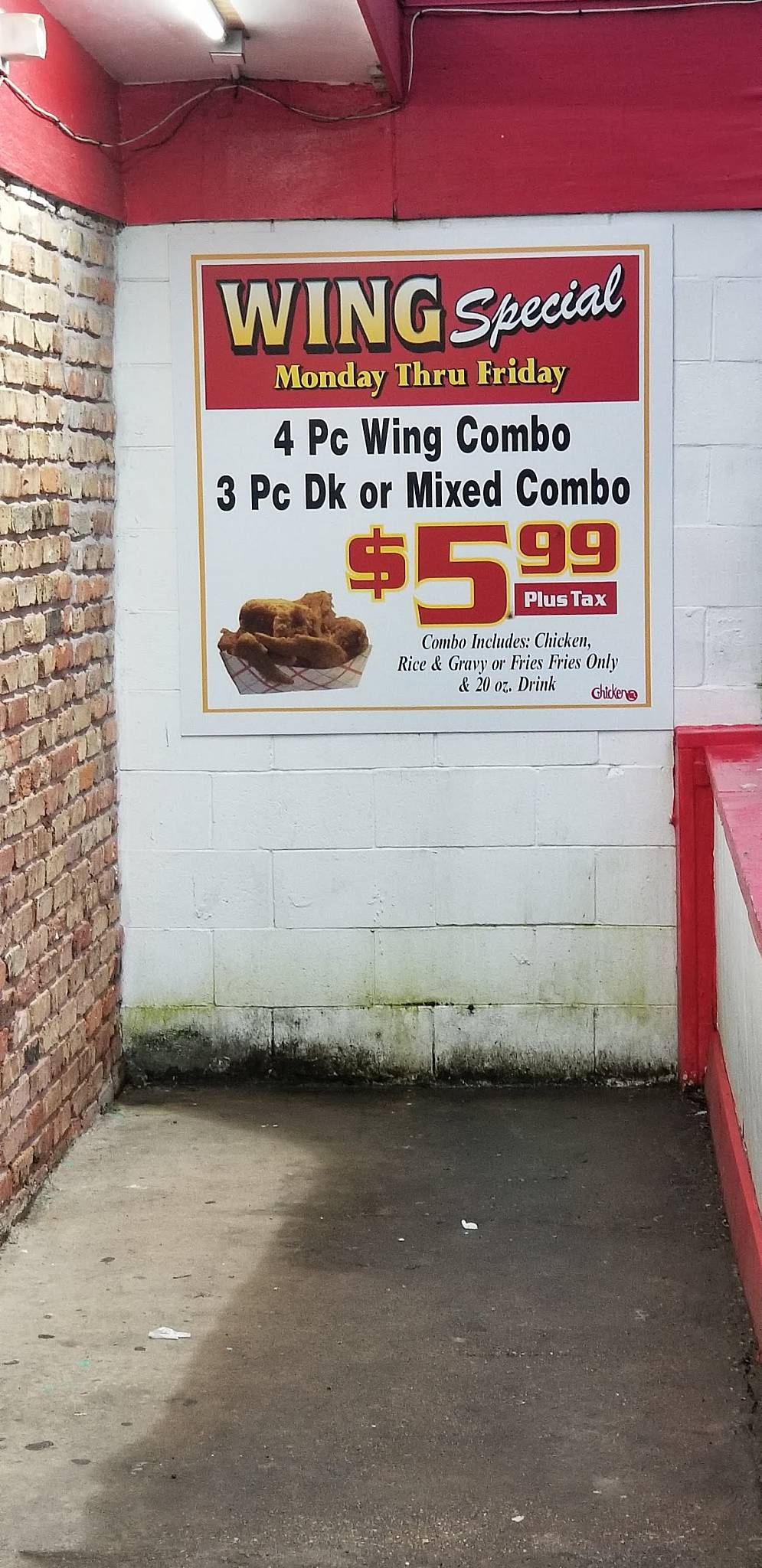 Menu at Chicken Plus fast food, Houston, N Wayside Dr