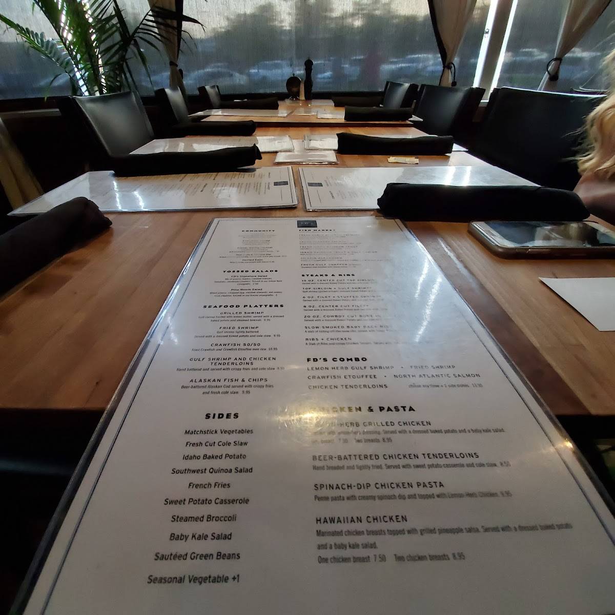 Menu at FD's Grillhouse steakhouse, Tyler, S Broadway Ave #494