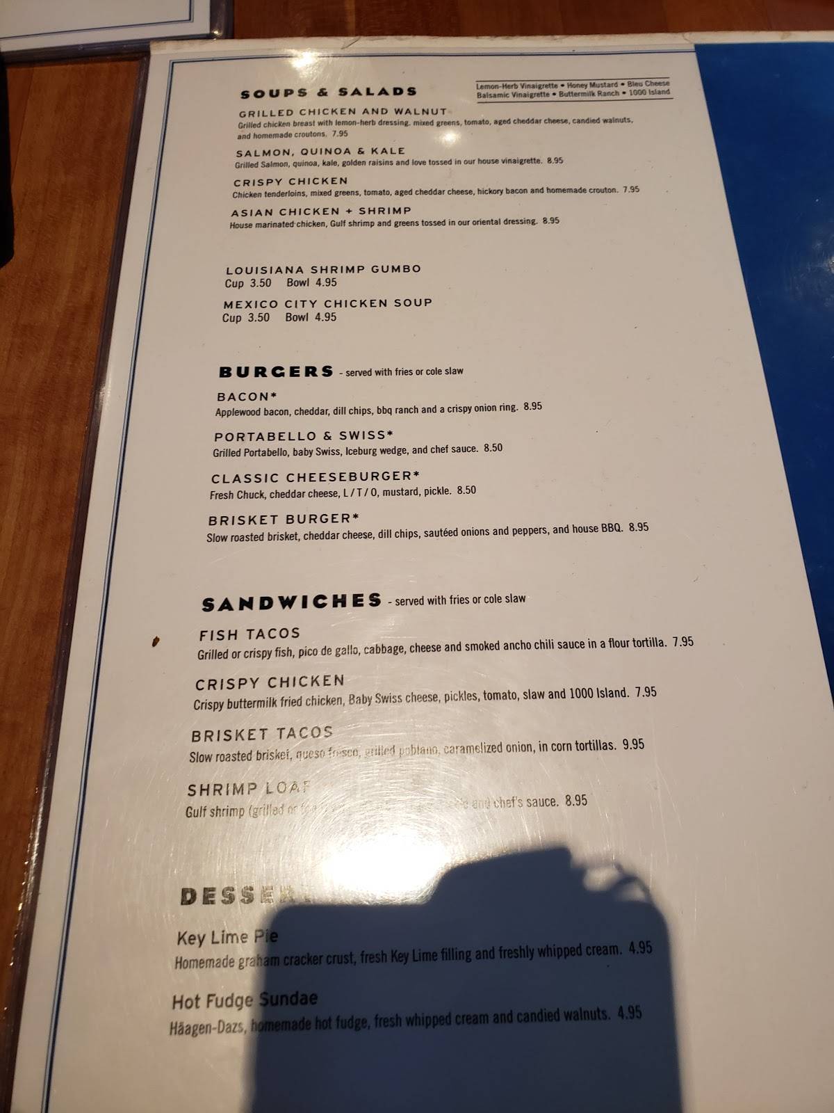Menu at FD's Grillhouse steakhouse, Tyler, S Broadway Ave #494