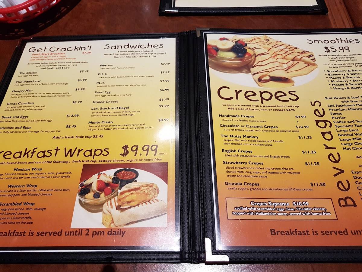 Menu at Fireside Deli & Family Restaurant, Kitchener