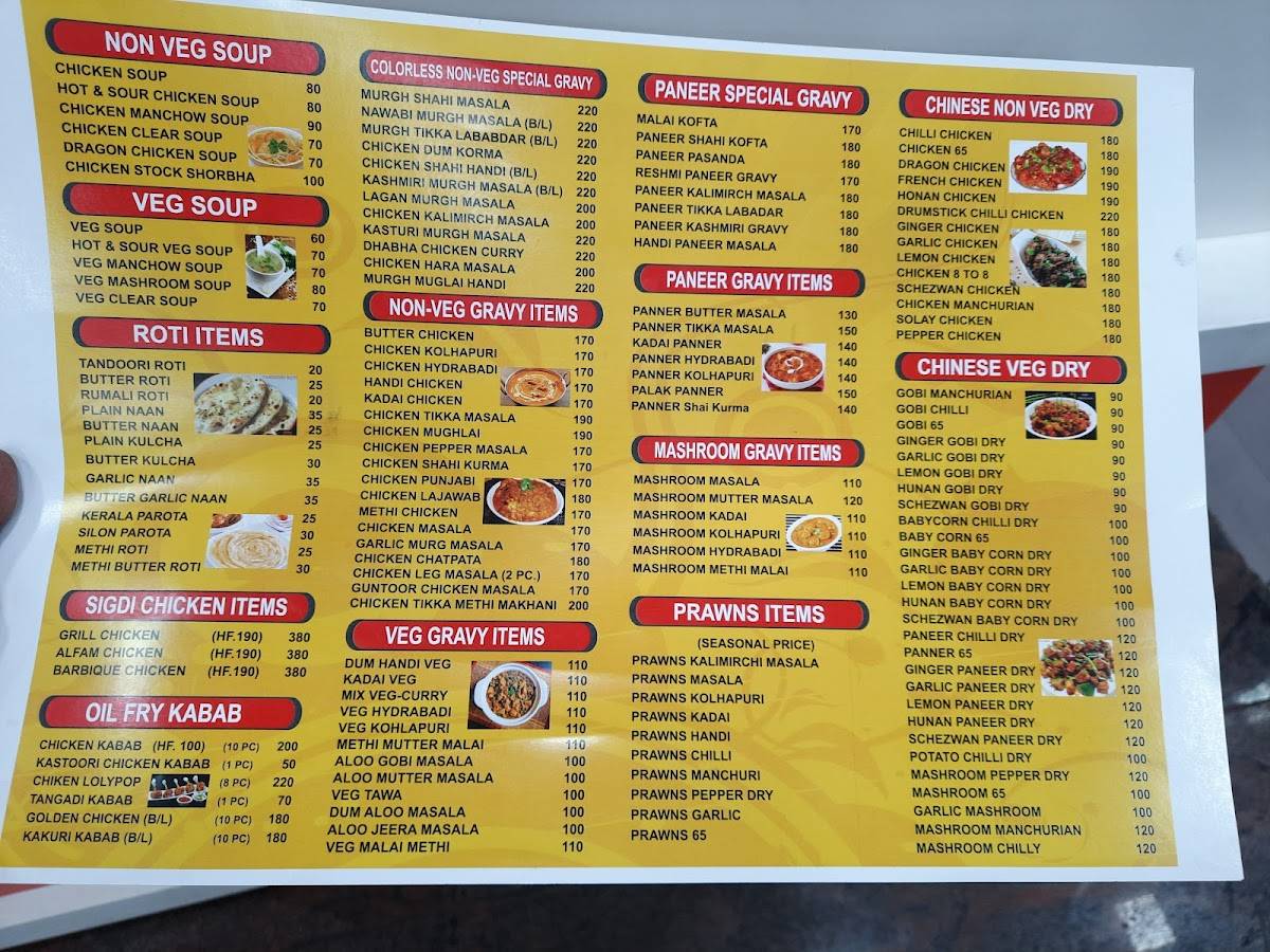 Menu at Food Hub, Bengaluru, SHOP NO 6 BASEMENT FLOOR