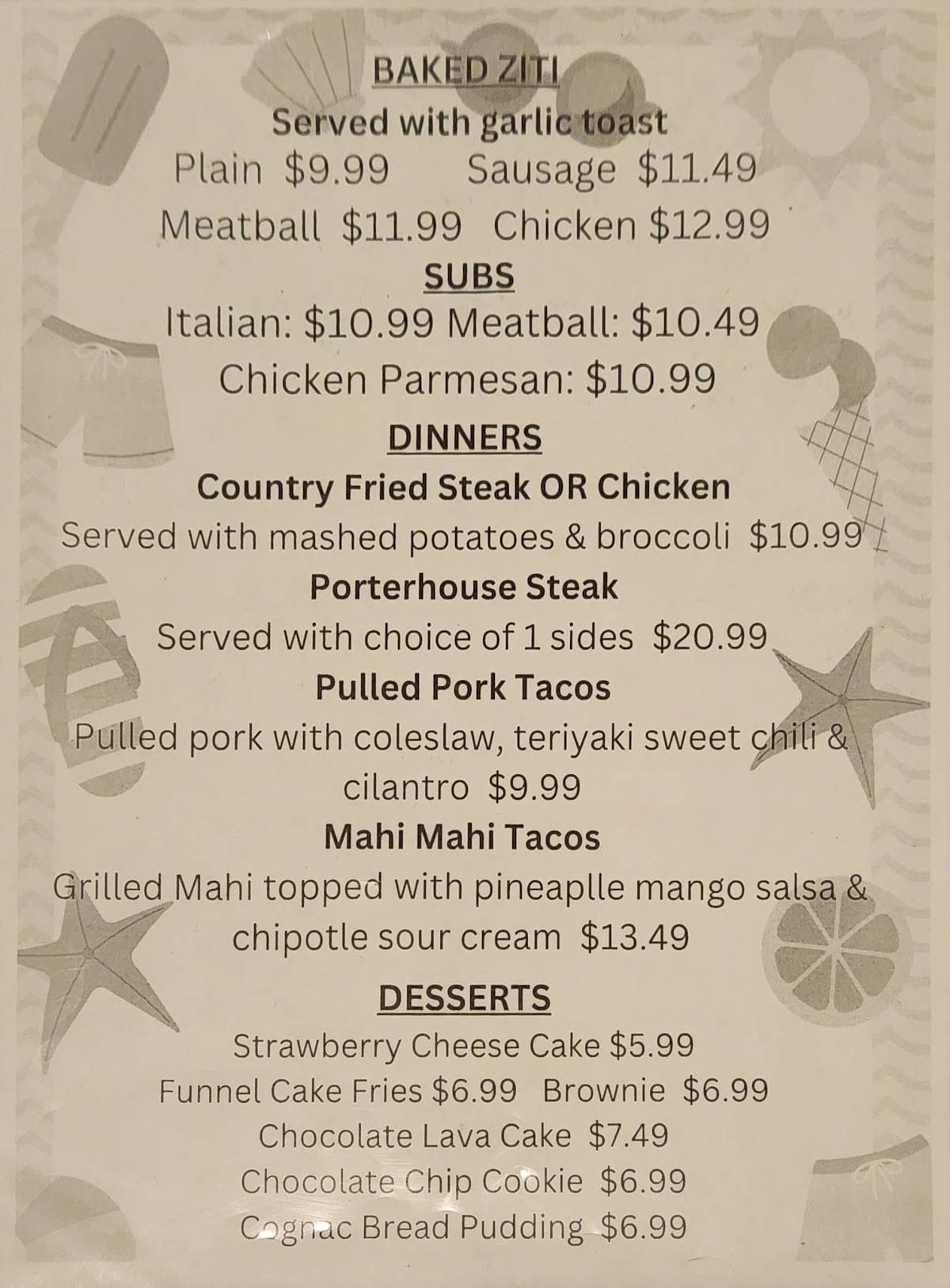 Menu at KemoSabes Roadhouse Grill - Fostoria, OH restaurant, Fostoria