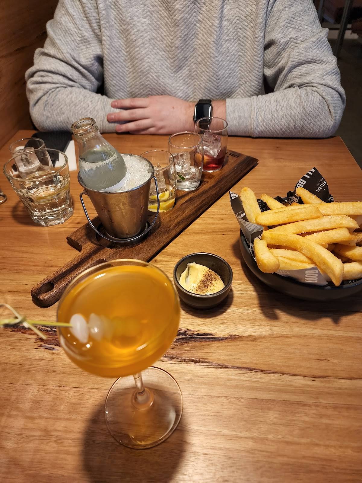 Menu at Four Pillars Gin Distillery pub & bar, Healesville