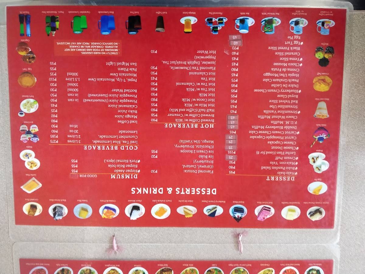 Menu at GOODTASTE RESTAURANT, Baguio, Otek St