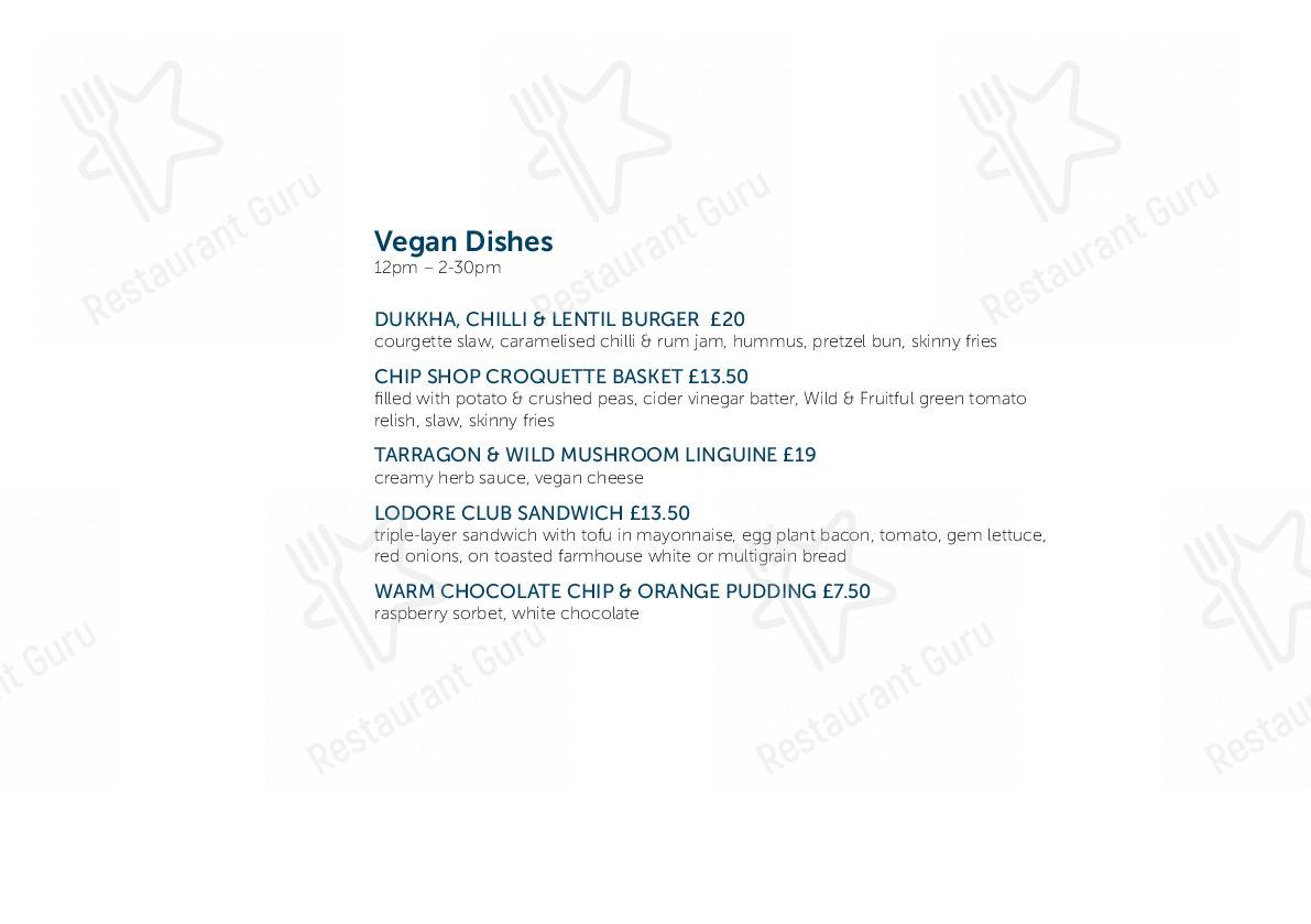 Menu at Cally Palace Hotel & Golf Course restaurant, Gatehouse of Fleet