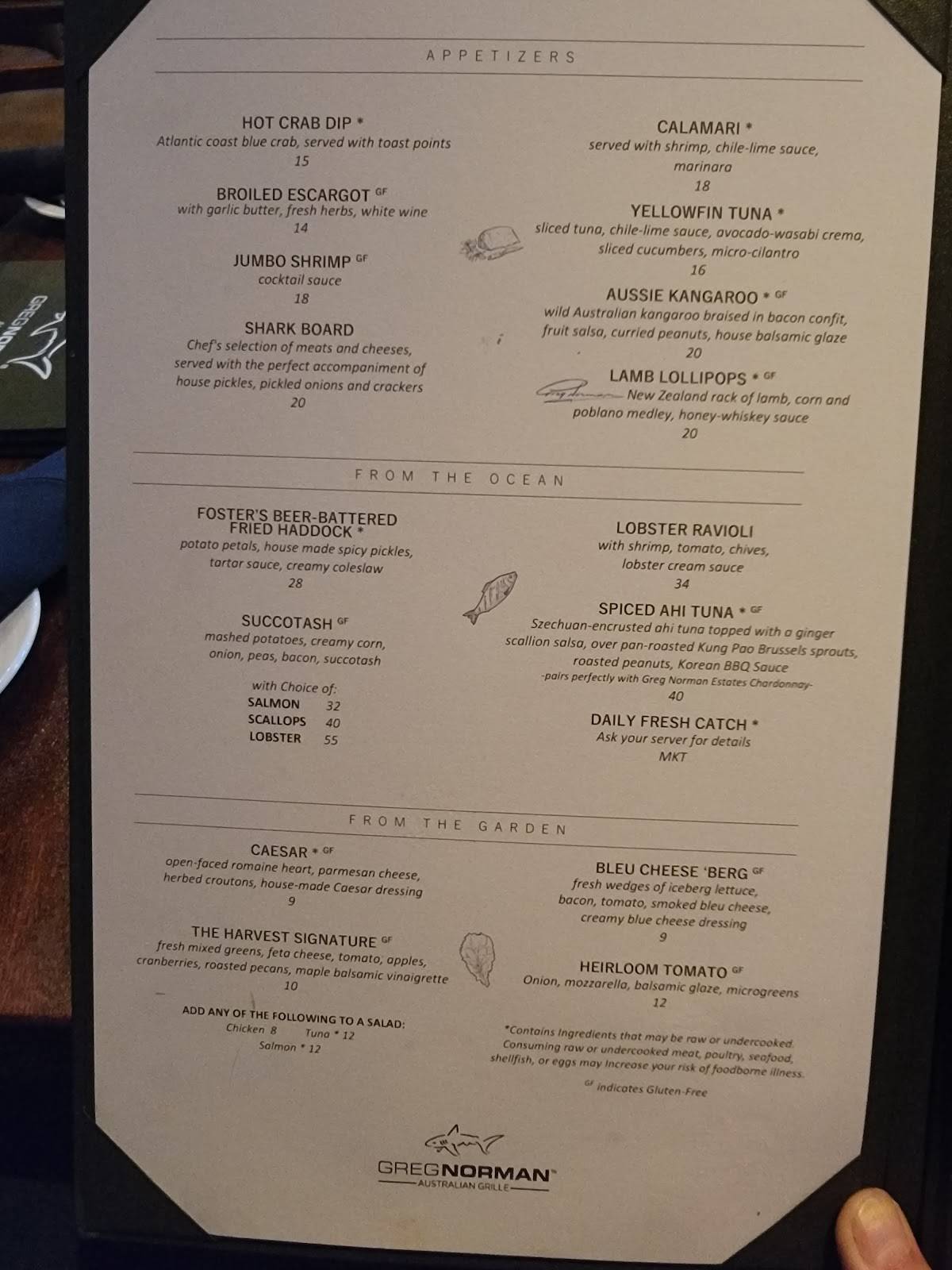 Greg Norman Steakhouse _ Greg Norman Australian Grille Restaurant – EVMJI