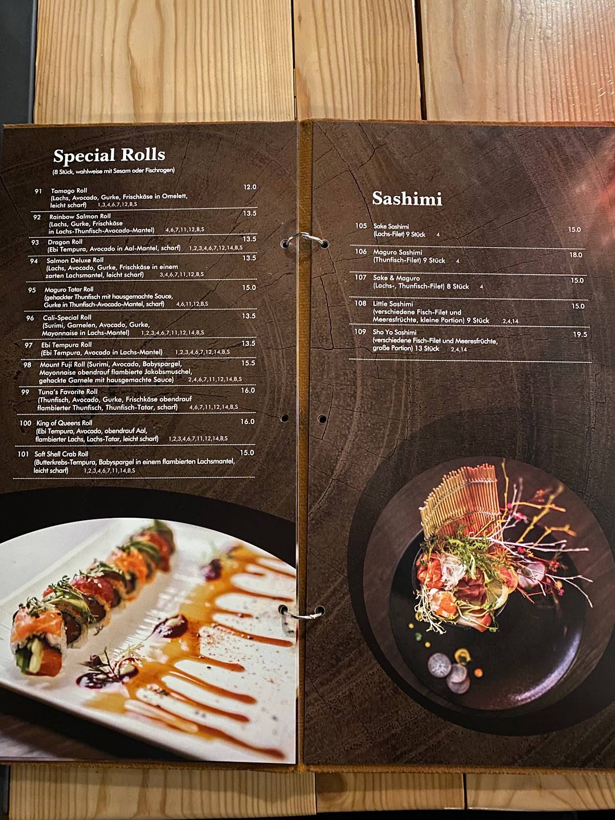Speisekarte von Hanayuki Sushi Restaurant, Braunschweig