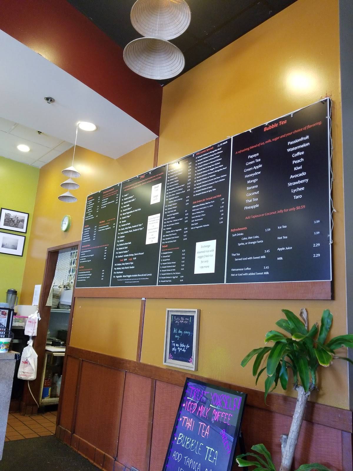 Menu at Happy Pho Time restaurant, Bonney Lake