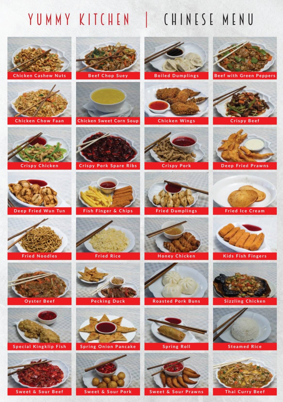 Menu at Yummy Kitchen restaurant, Heidelberg - GP
