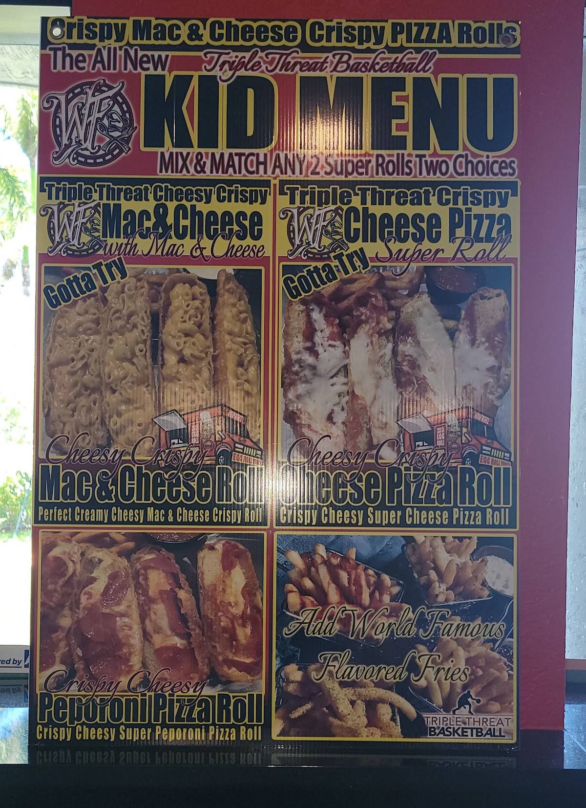 Menu at World Famous restaurant, Hollywood