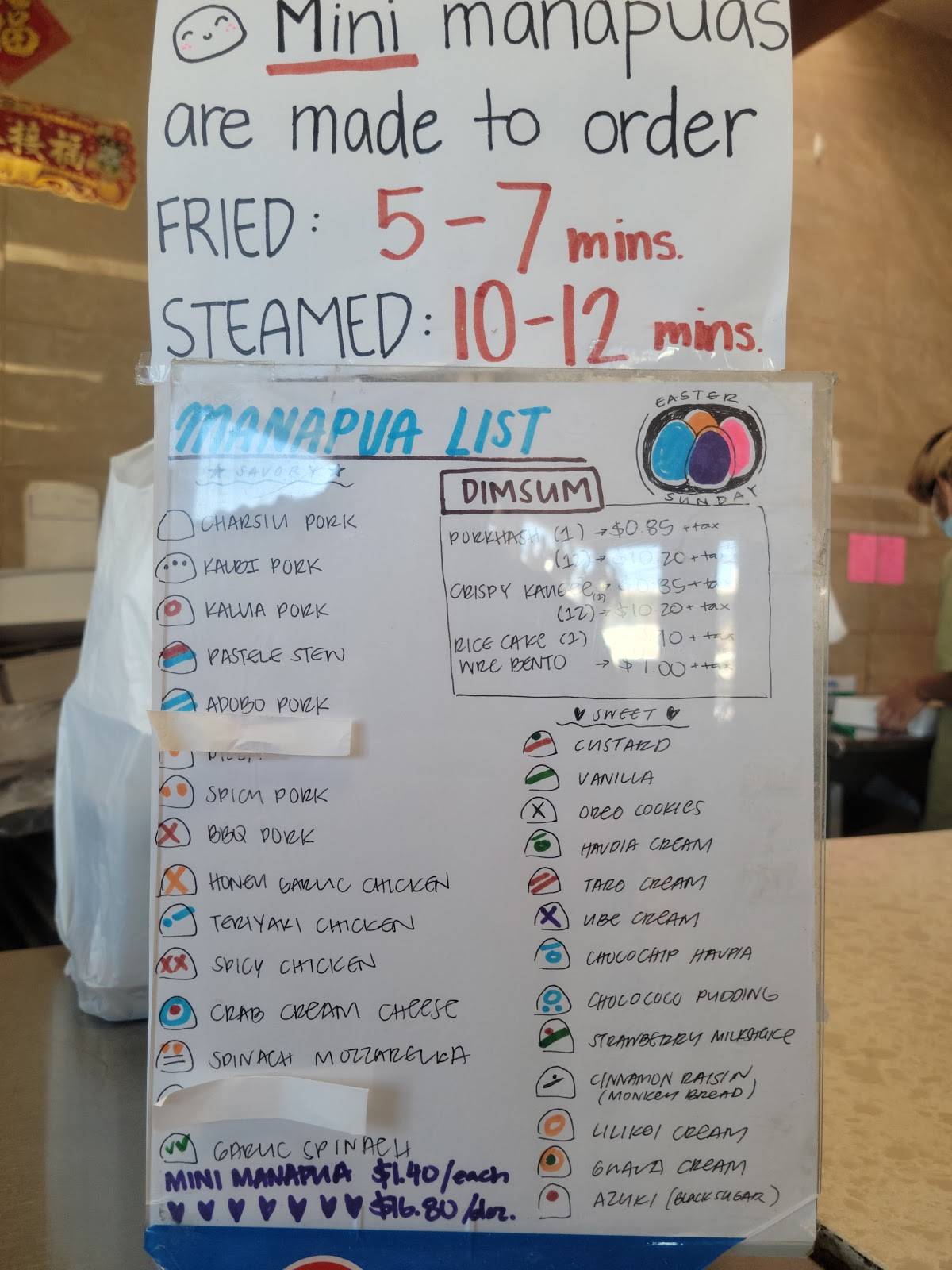 Menu at Honolulu Kitchen restaurant, Waipahu