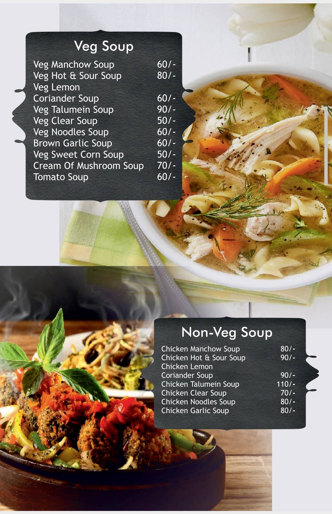 Menu at Hotel Kalyan Veg/Non-Veg Family Restaurant, India