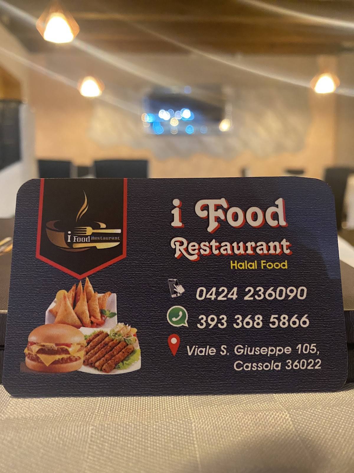 Speisekarte von I Food Restaurant - Indiano/Pakistano, Cassola, Viale S ...