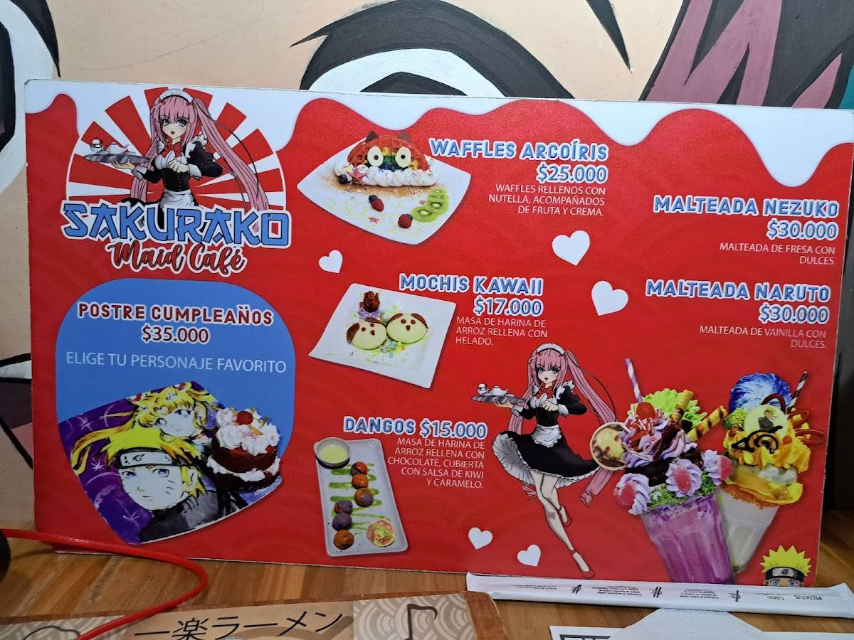 Menu at Ichiraku Ramen Bogotá Norte restaurant, Bogotá