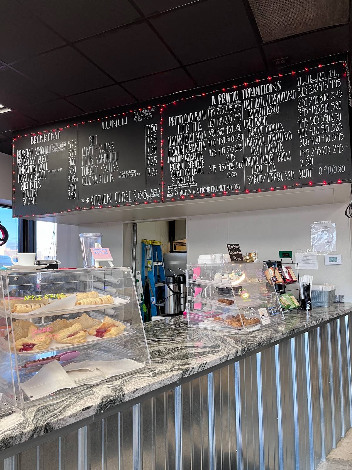 Menu at Il Primo Espresso Caffè cafe, Wichita