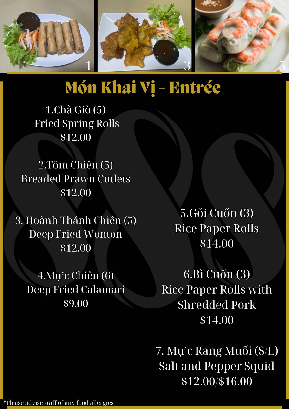 Menu at 888 Restaurant, Inala