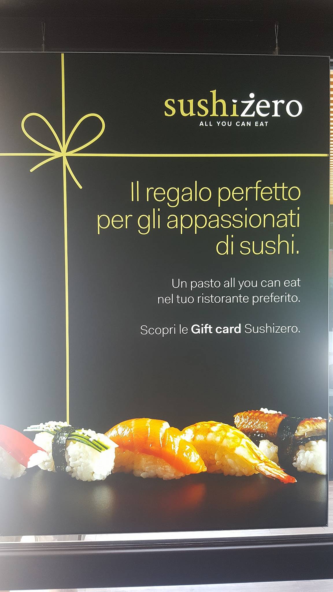 Menu da Sushi Zero ristorante, Verbania