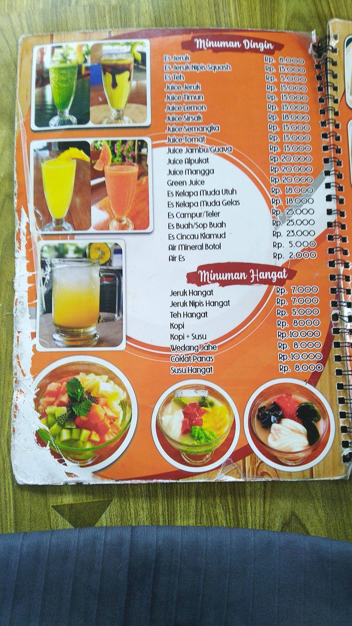 Menu at Joglo Ndeso Restaurant & Hydroponics Garden, Muntilan