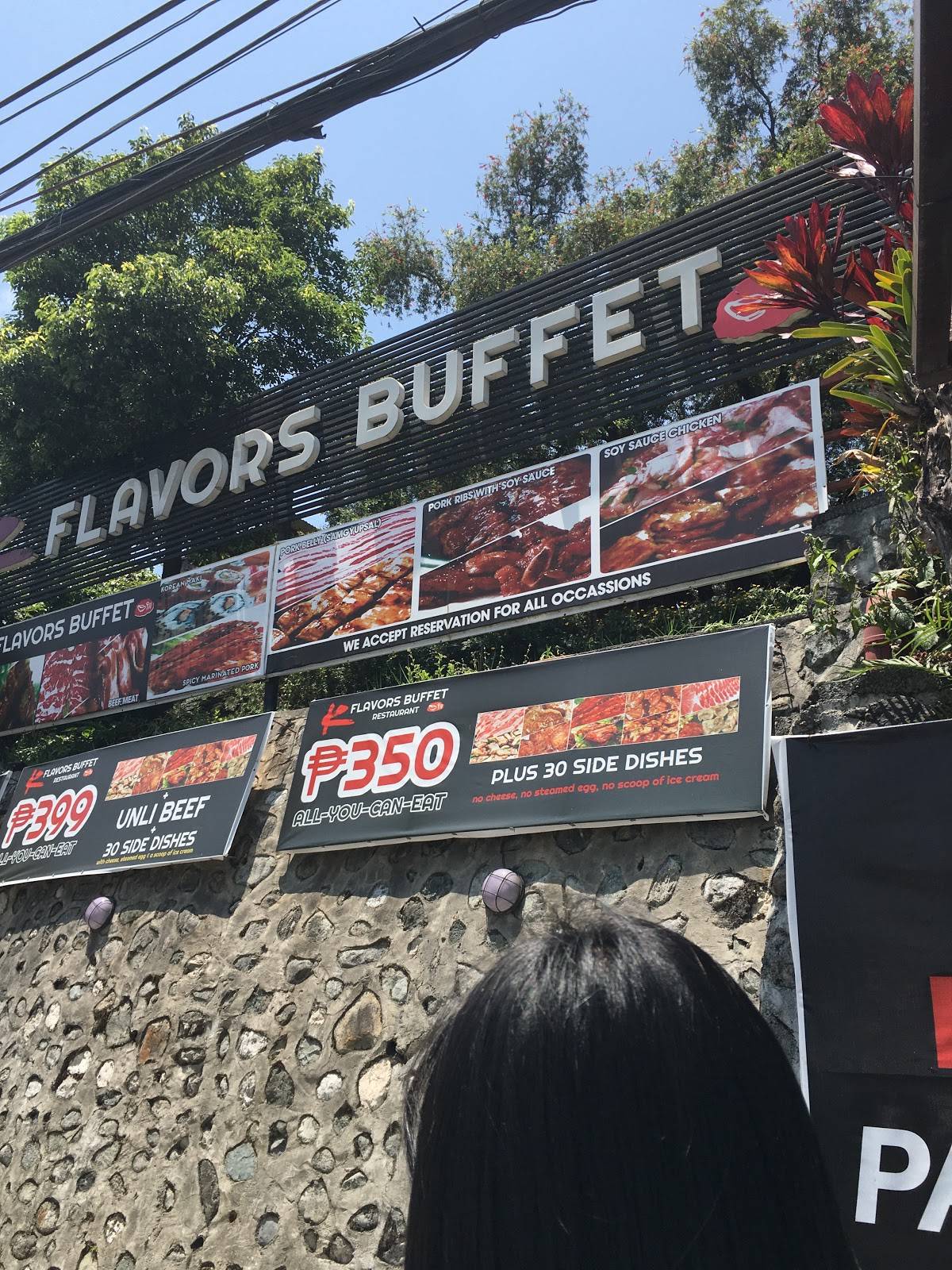 Menu at K Flavors Buffet restaurant, Baguio, 36 Legarda Rd