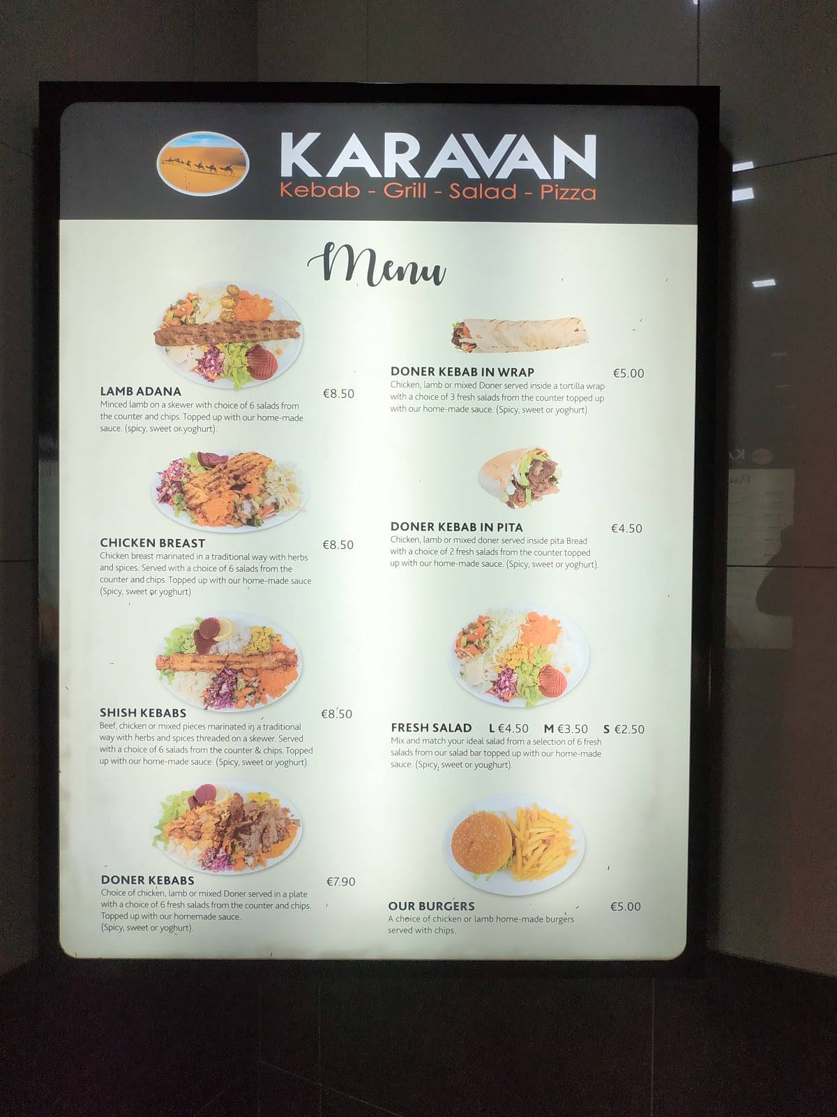 Menu at KARAVAN Pizza & Grill restaurant, Luqa