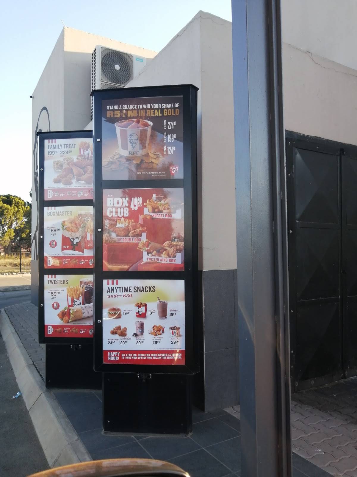 Speisekarte von KFC Arcon Park restaurant, Vereeniging, Shopping Centre