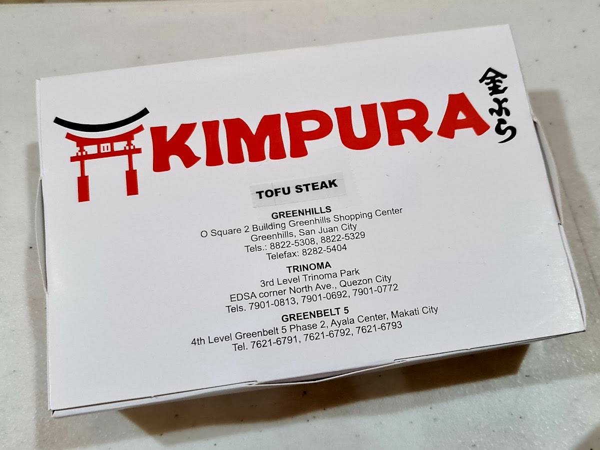 Menu at KIMPURA Japanese Restaurant, Greenhills, San Juan, San Juan ...