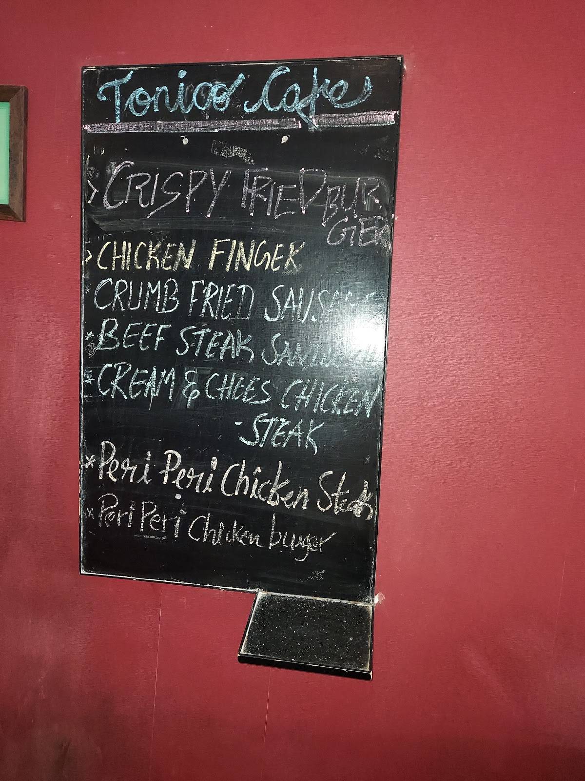 Menu at Tonico Cafe, Kakkanad, Seaport - Airport Rd