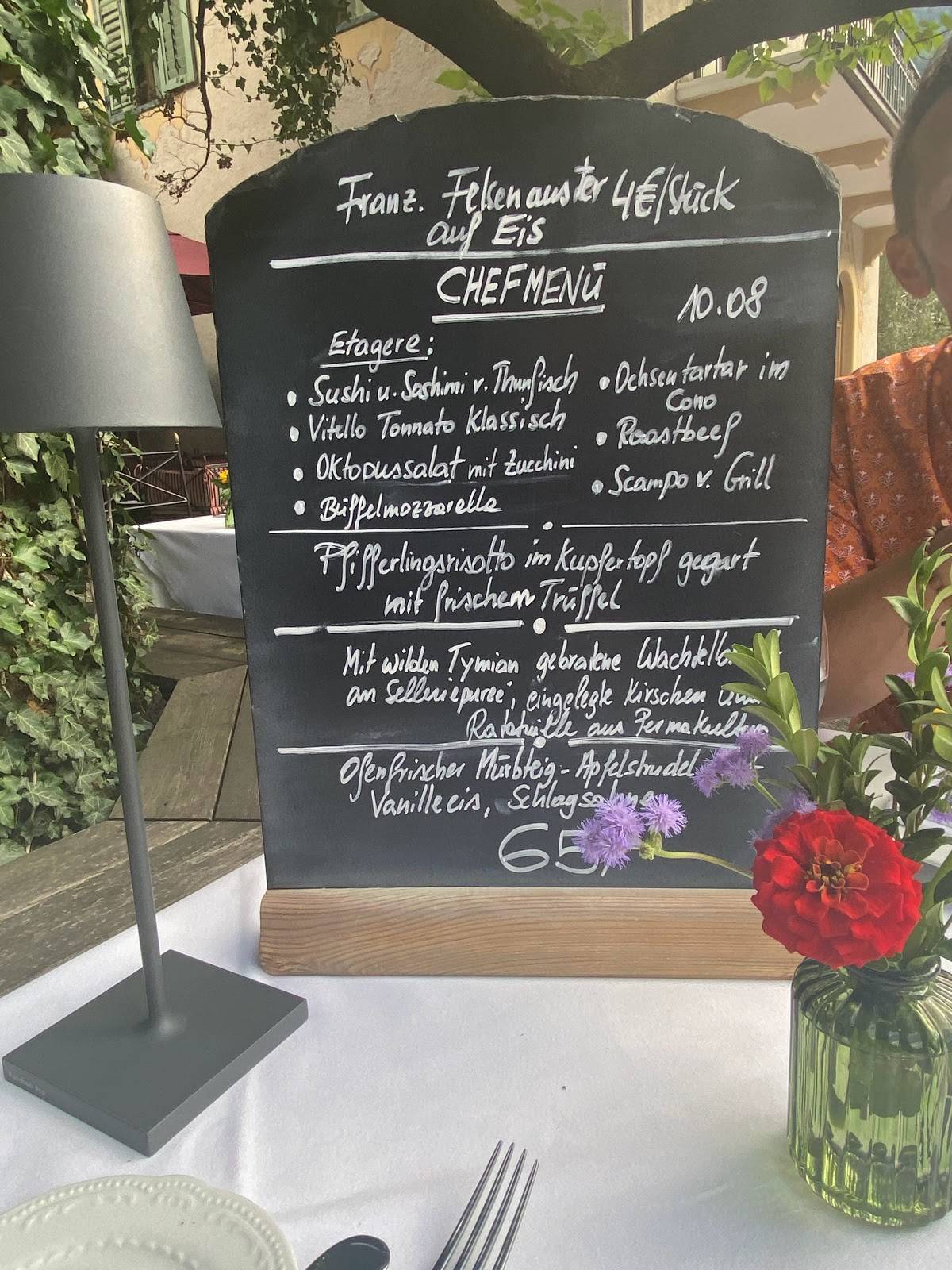 Menu da Schlosswirt Forst ristorante, Lagundo