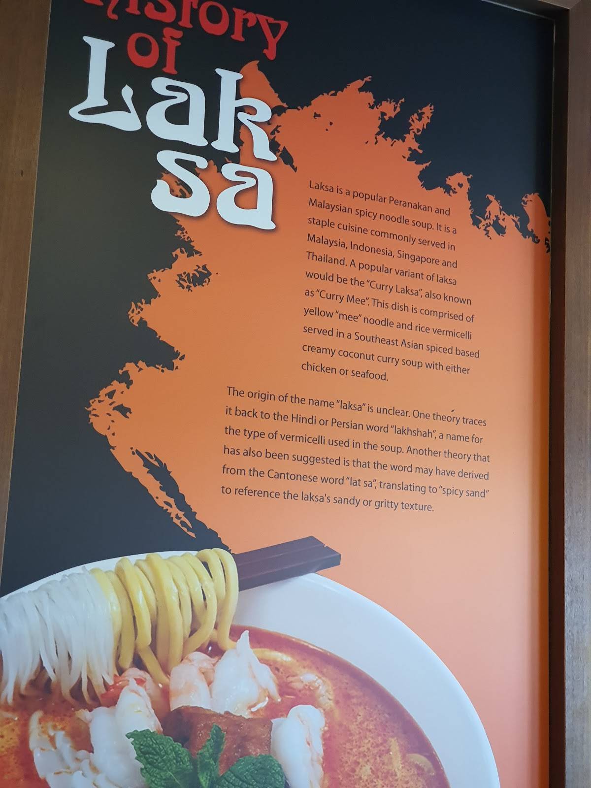 Menu at Laksa Hut Yarraville restaurant, Yarraville