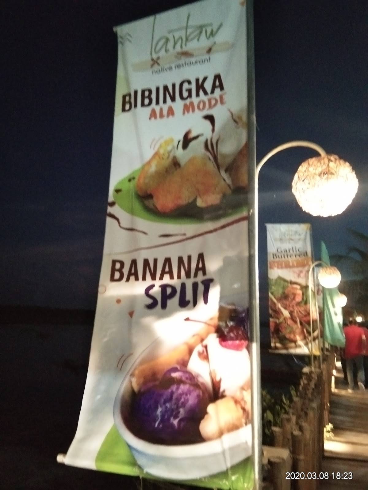 Menu at Lantaw Floating Native Restaurant - Cordova, Cebu City