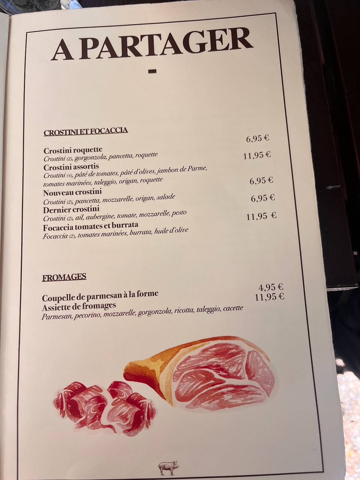 Menu au Ragazzi da Peppone restaurant, Le Bouscat, 27 Rue Emile Zola