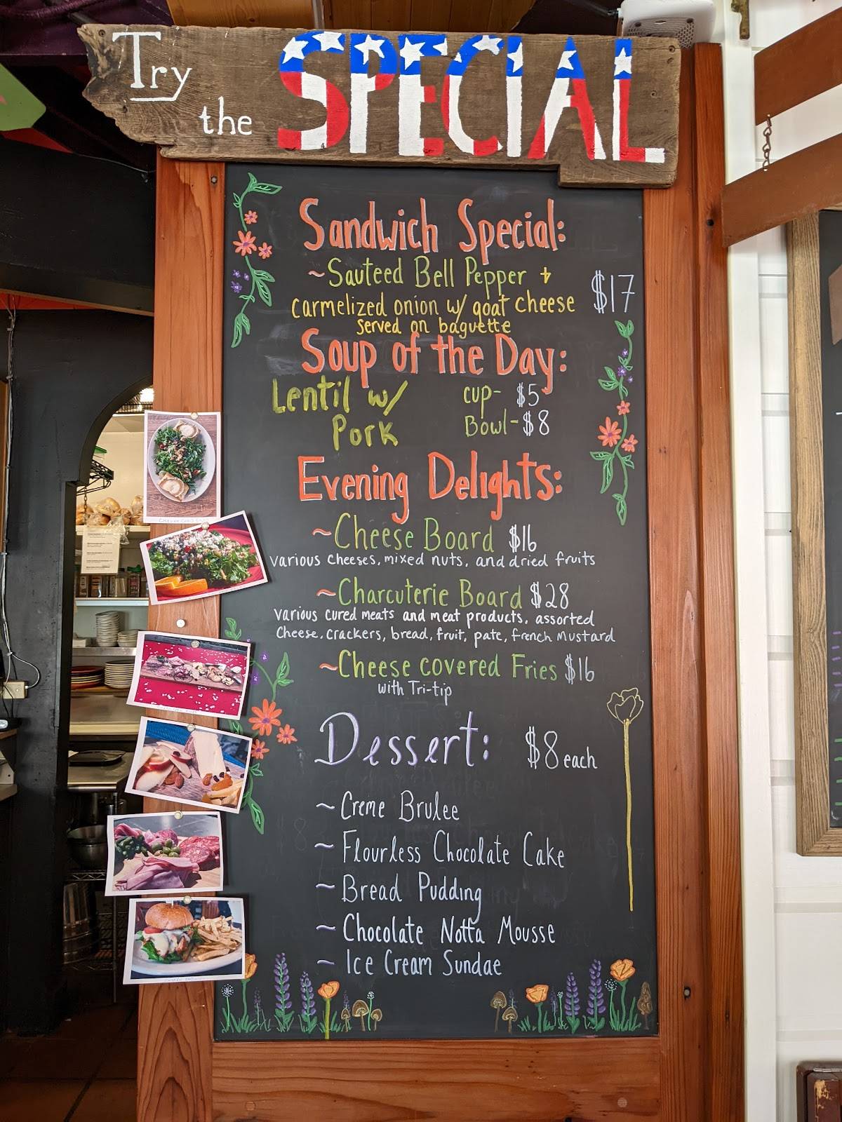Menu at Lika's Quarter Cafe, Nevada City