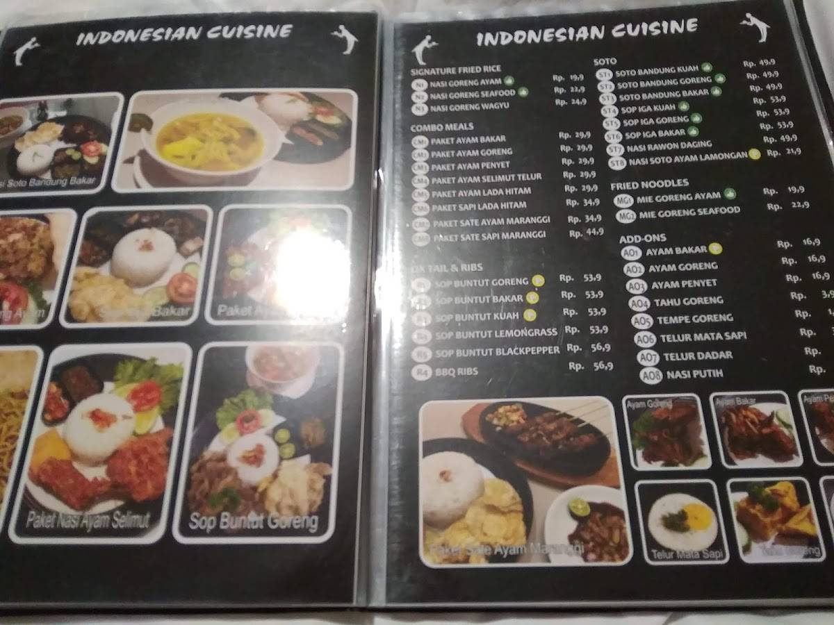 Menu at Liliwetan Resto & Cafe, Bandung