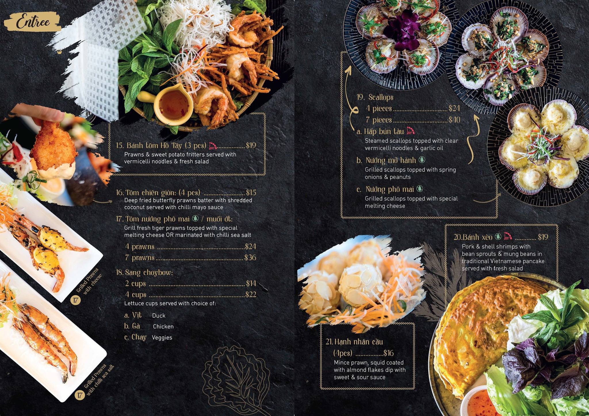 Menu at Little Viet Restaurant, Morley