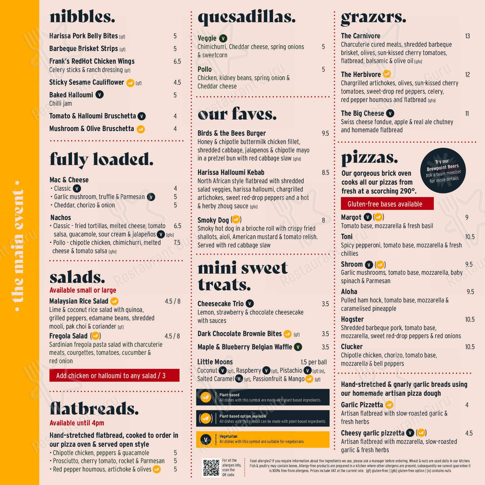 Menu at The London Inn pub & bar, Stamford