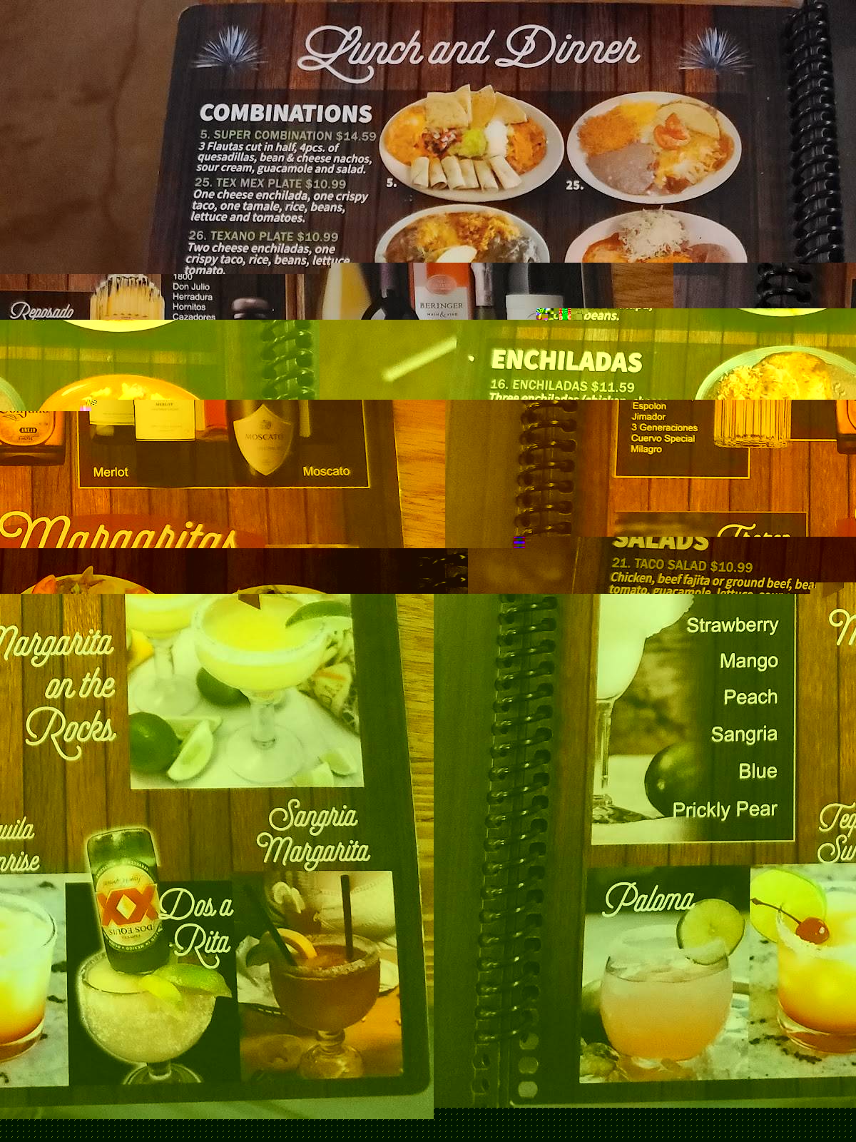 Menu at Los Tres Magueyes Cantina & Grill restaurant, Temple, S General ...