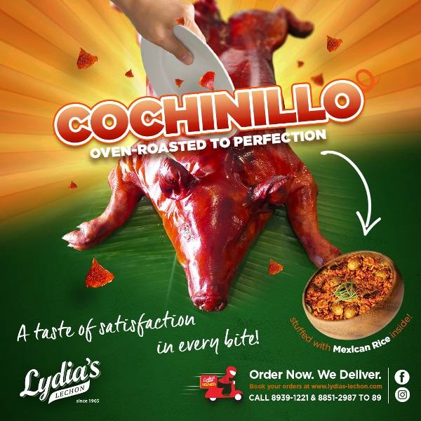 Menu at Lydia's Lechon Bucal Bypass - The Best Lechon in Manila ...