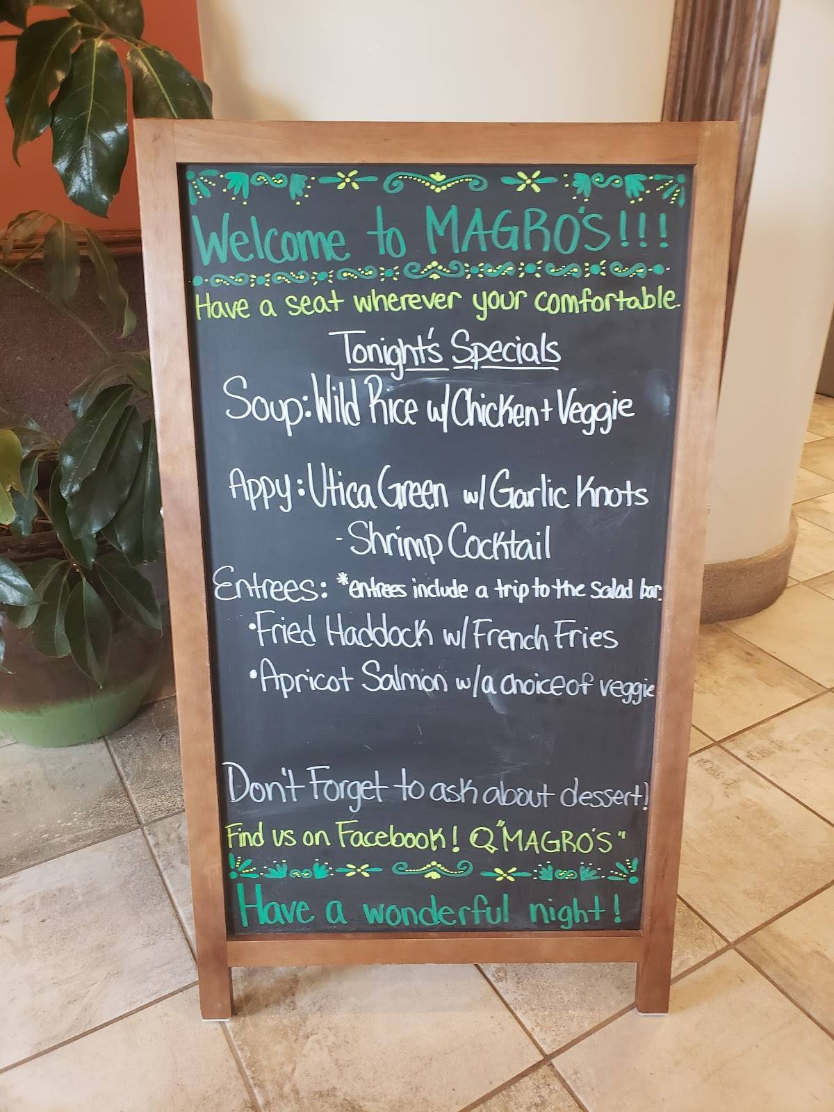 Menu at Magro's - Norwich pizzeria, Norwich