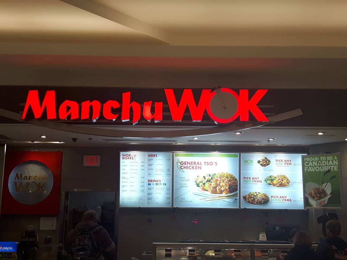 Menu at Manchu Wok restaurant, Kingston, Cataraqui Town Centre