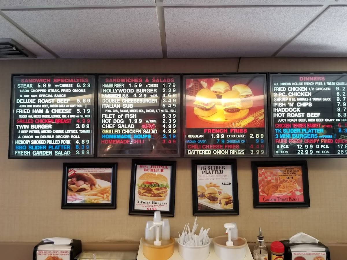 Menu at Manheim Twin Kiss restaurant, Manheim