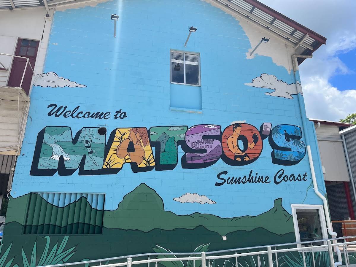 Menu at Matso's Sunshine Coast Brewery restaurant, Eumundi
