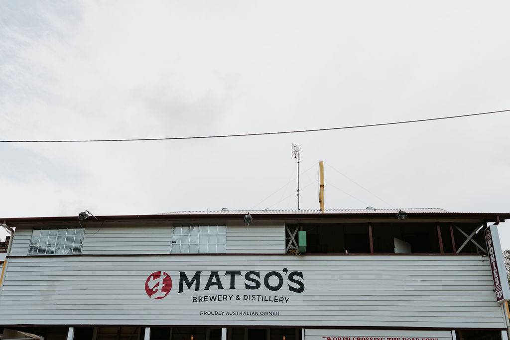 Menu at Matso's Sunshine Coast Brewery restaurant, Eumundi