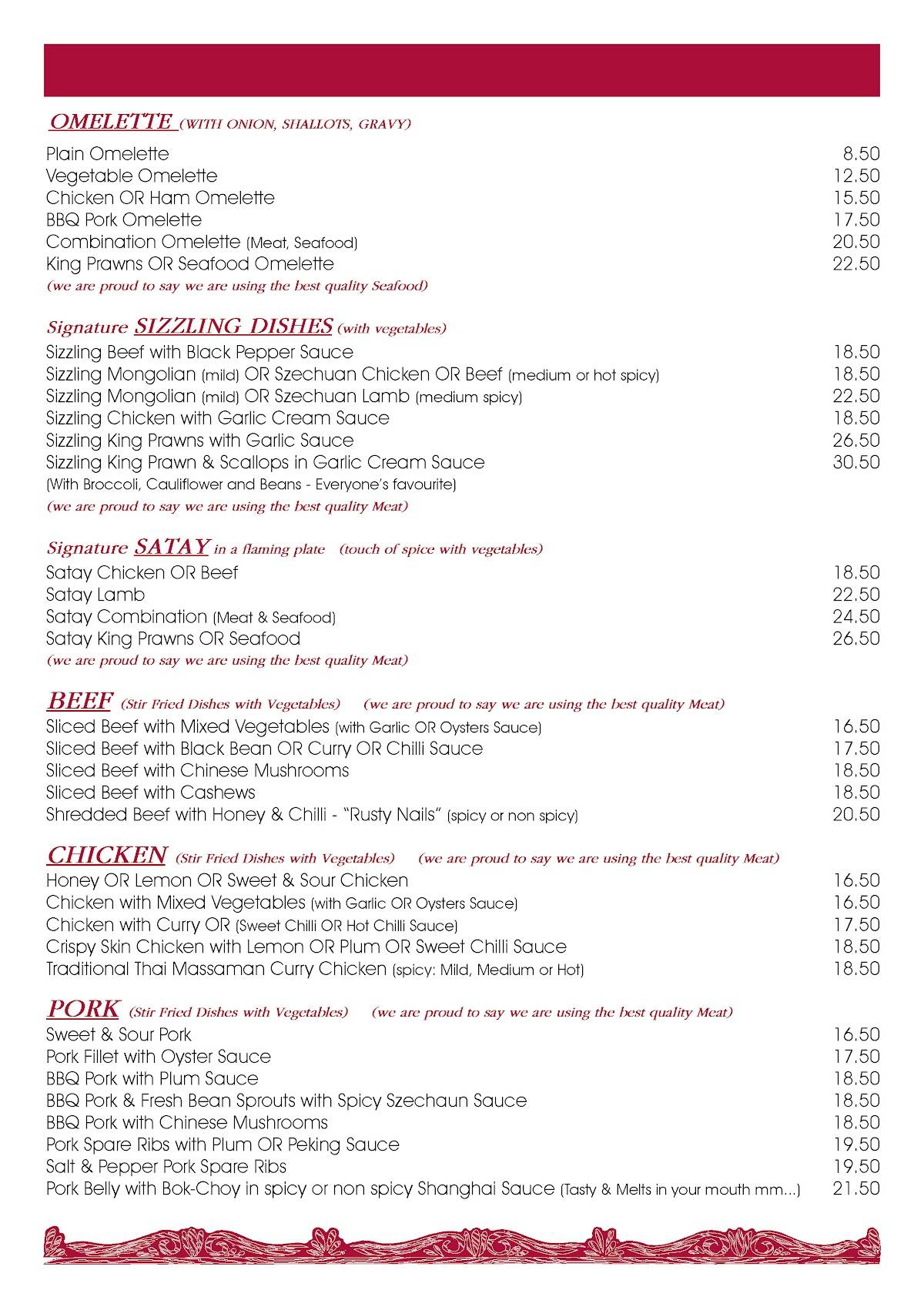 Menu at Melin Vietnamese & Chinese Restaurant, Capalaba