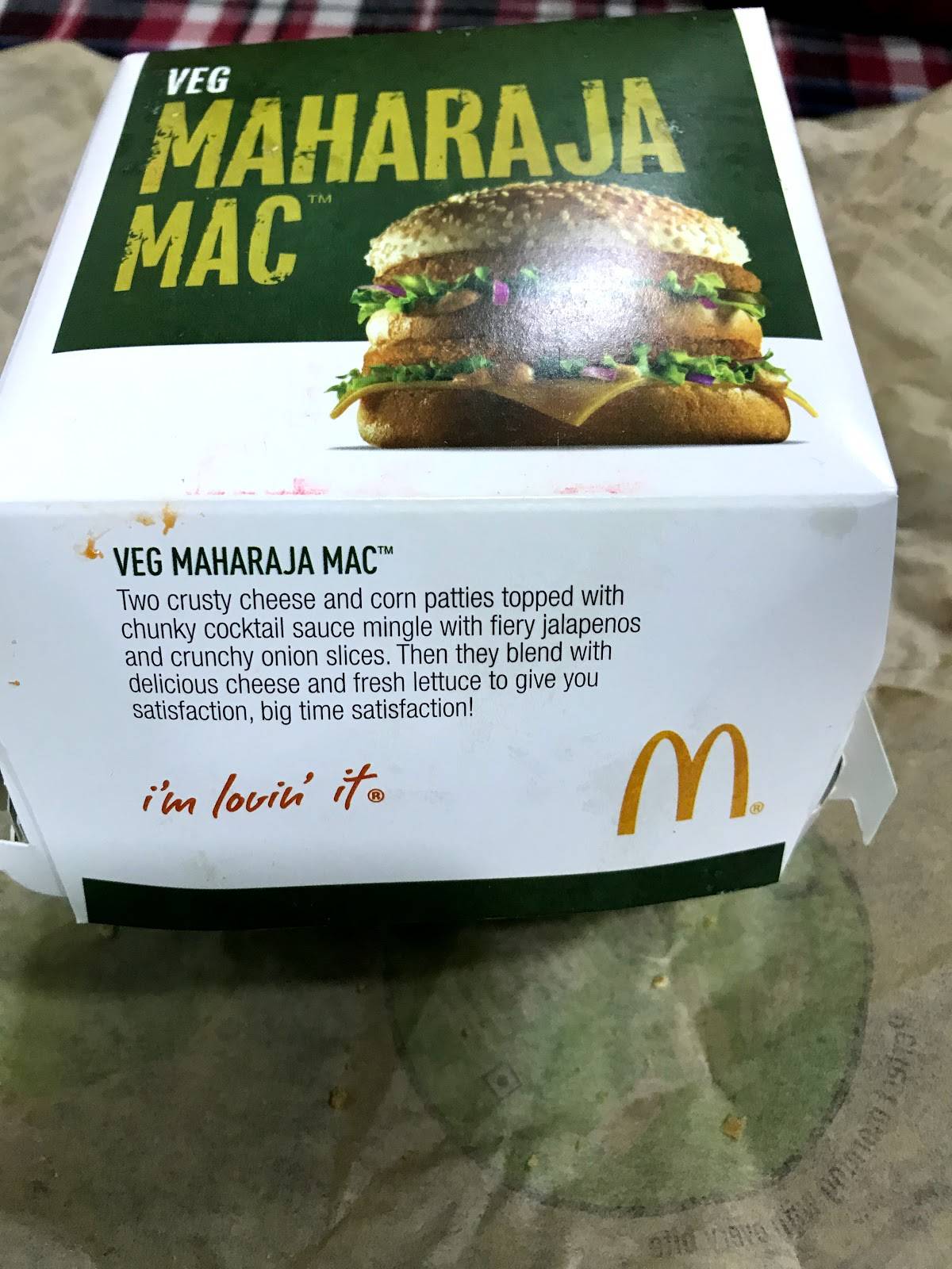 Menu at McDonald's, Delhi, 16
